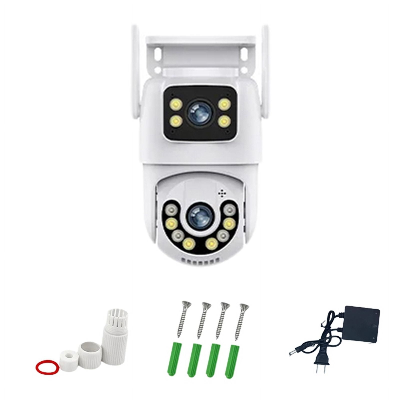 Wireless Security Camera 6MP HD Dual Lens External Wifi Camera Auto ...