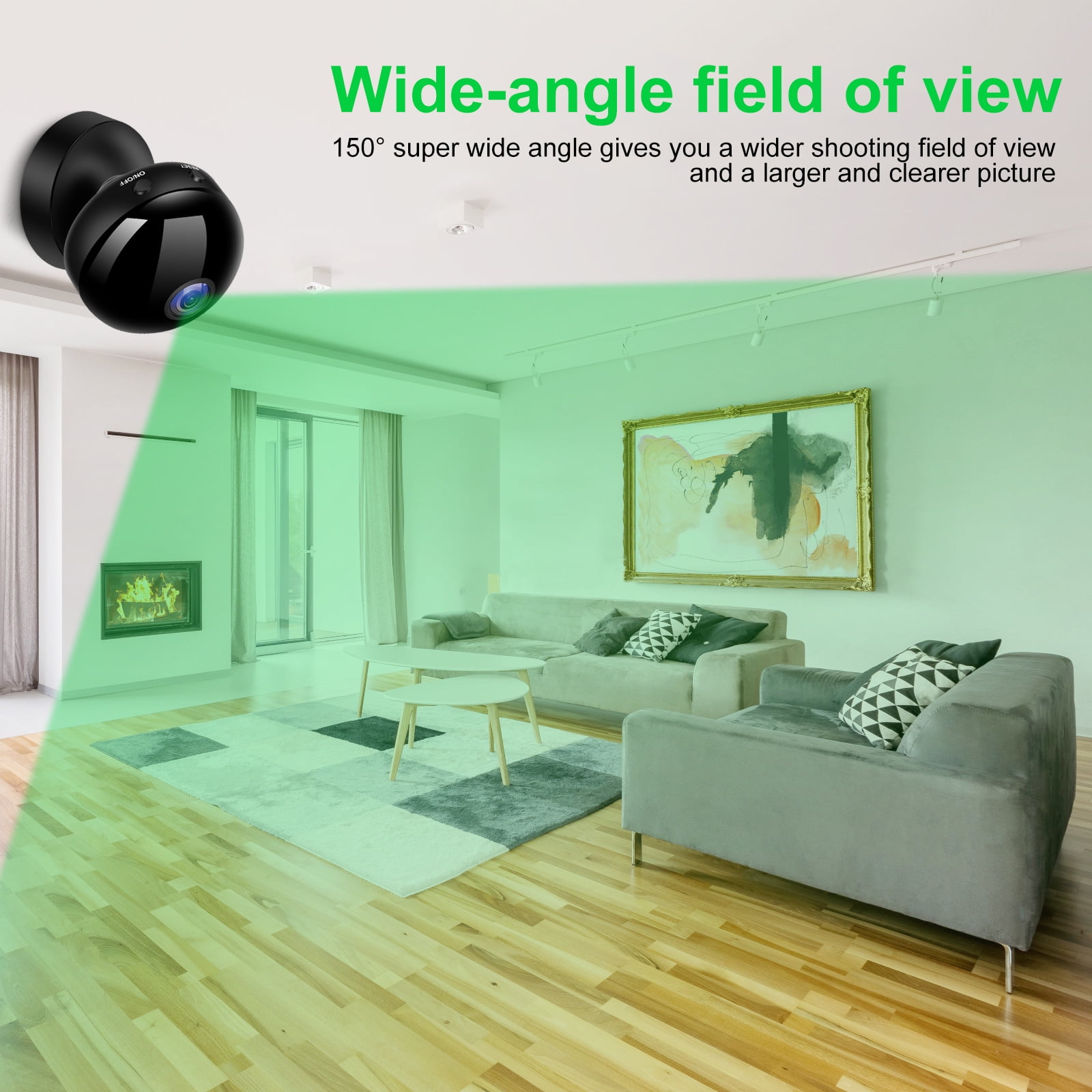 Wireless Security Camera Outdoor For Home Security, 1080p WiFi Camera ...