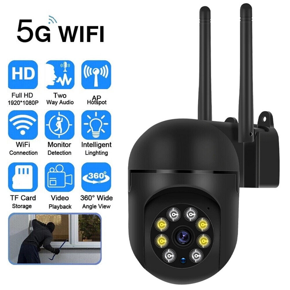 Wireless Security Camera System Outdoor Home 5G Wifi Night Vision Cam ...