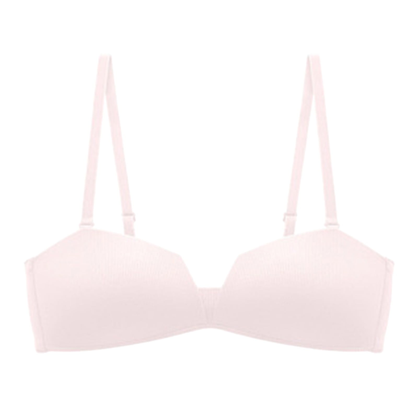 "Wireless Sexy Back Bra for Women Push Up Adjustable Gather Small Bust ...