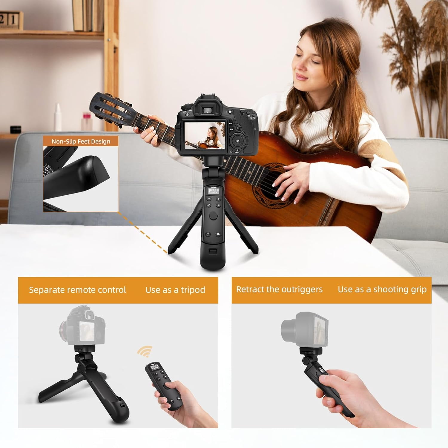 Wireless Shooting Grip for Cameras with OLED Remote Control ...