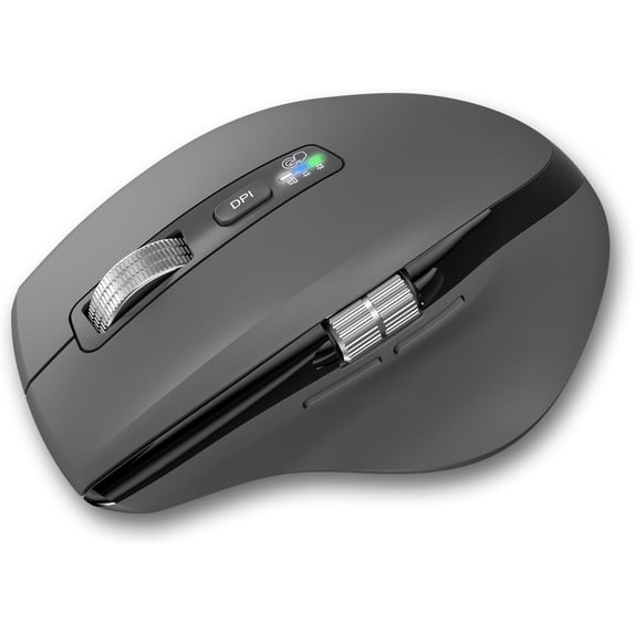 Wireless Side Scroll Mouse with Multi-Device, Ergonomic Computer Mice ...