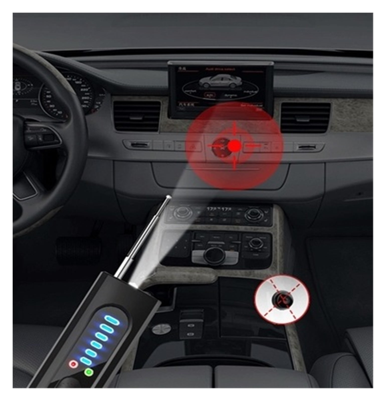 Wireless Signal Camera Detector Anti-Spy GPS Tracker Listening Device ...