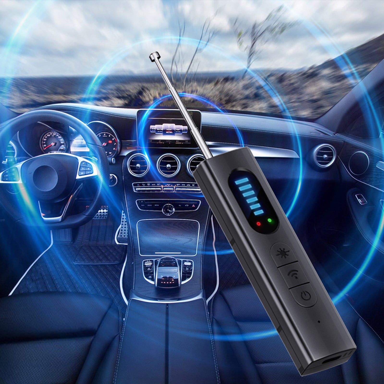 Wireless Signal Detector, Infrared Scanning GPS Locator Detector with ...