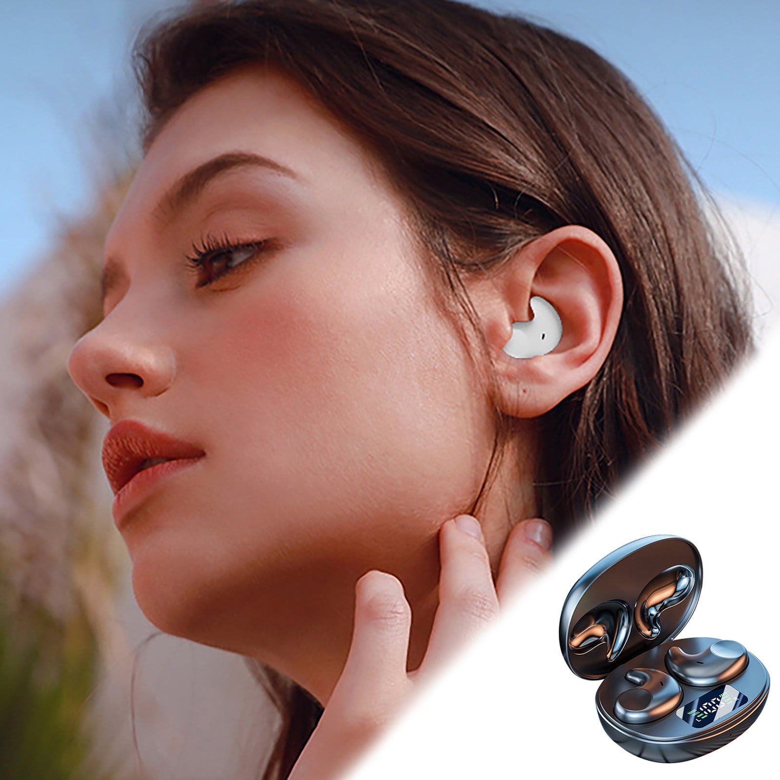 Wireless Sleep Ear Buds Earbuds Noise Cancelling Headphones For ...
