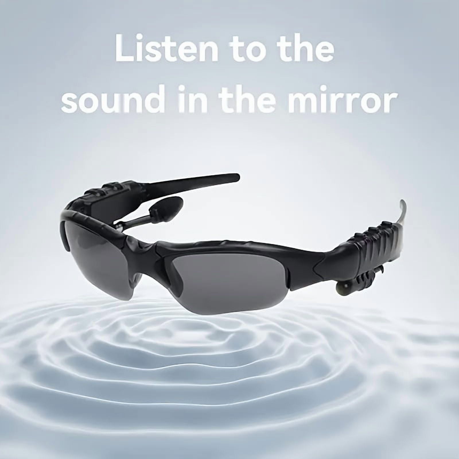 Wireless Smart Glasses - Open Ear Audio with Mic/Speaker - Blue Light ...