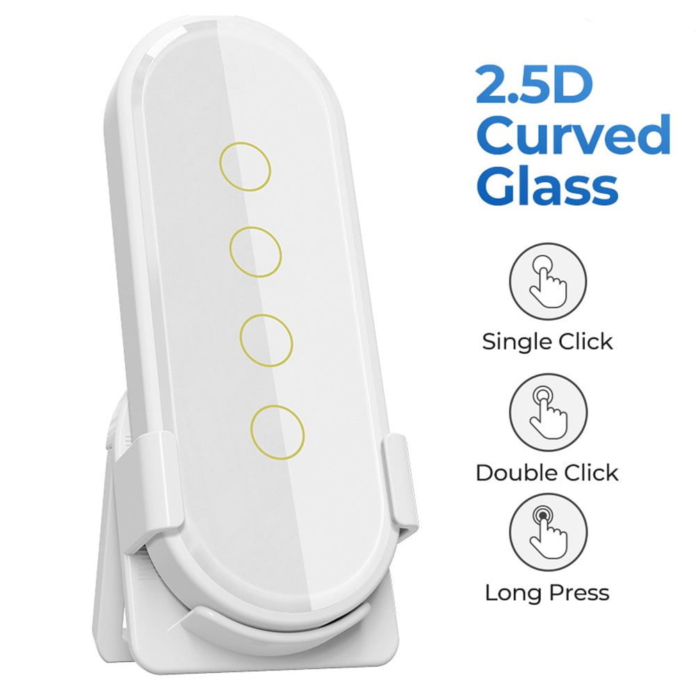 Wireless Smart Home Switch 4 Gang 12 Scene Touch Light Switch App ...