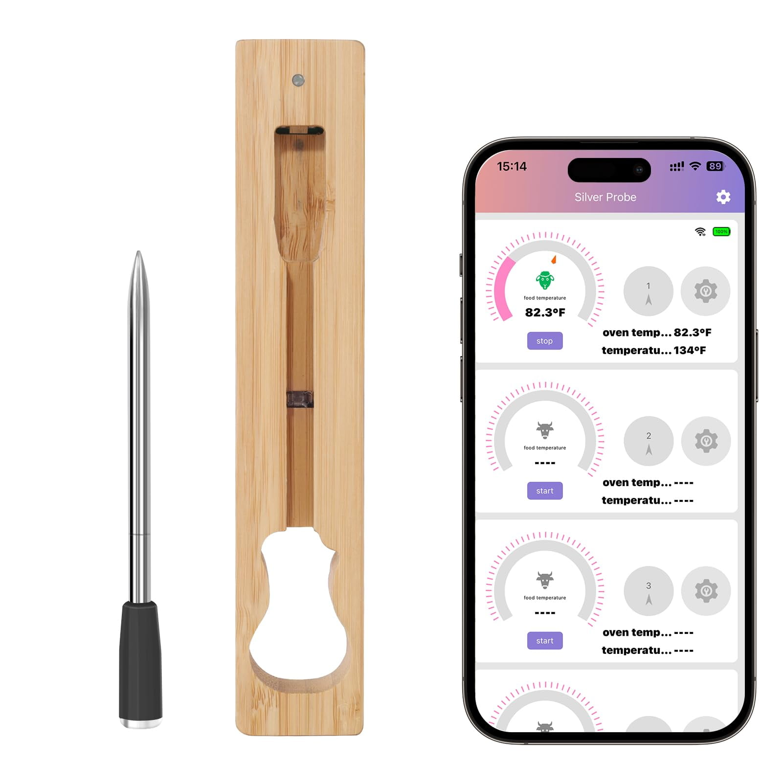 Customer reviews for Wireless Smart Meat Thermometer with Bluetooth ...