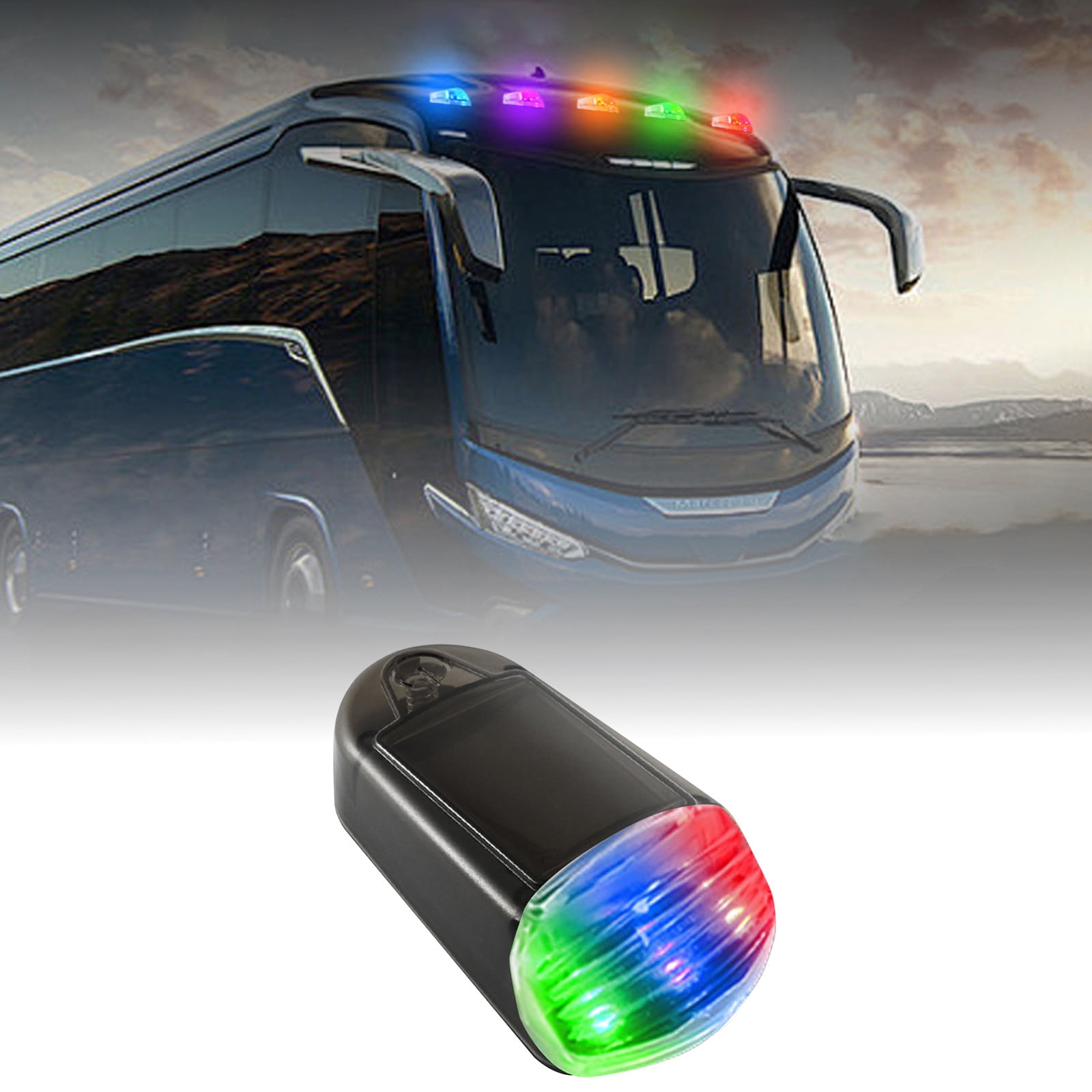 Wireless Solar Cab Lights 2024 New Punch Solar Powered Cab Lights 7 ...