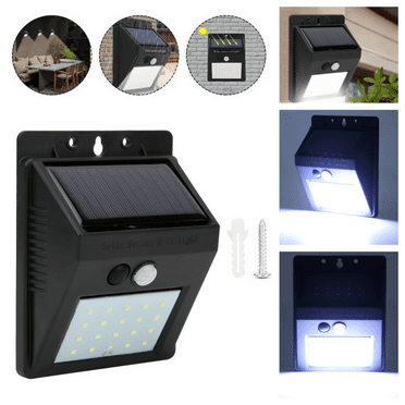 Outdoor Solar Lights, 3 Modes Wireless IP65 Waterproof Heatproof Solar ...