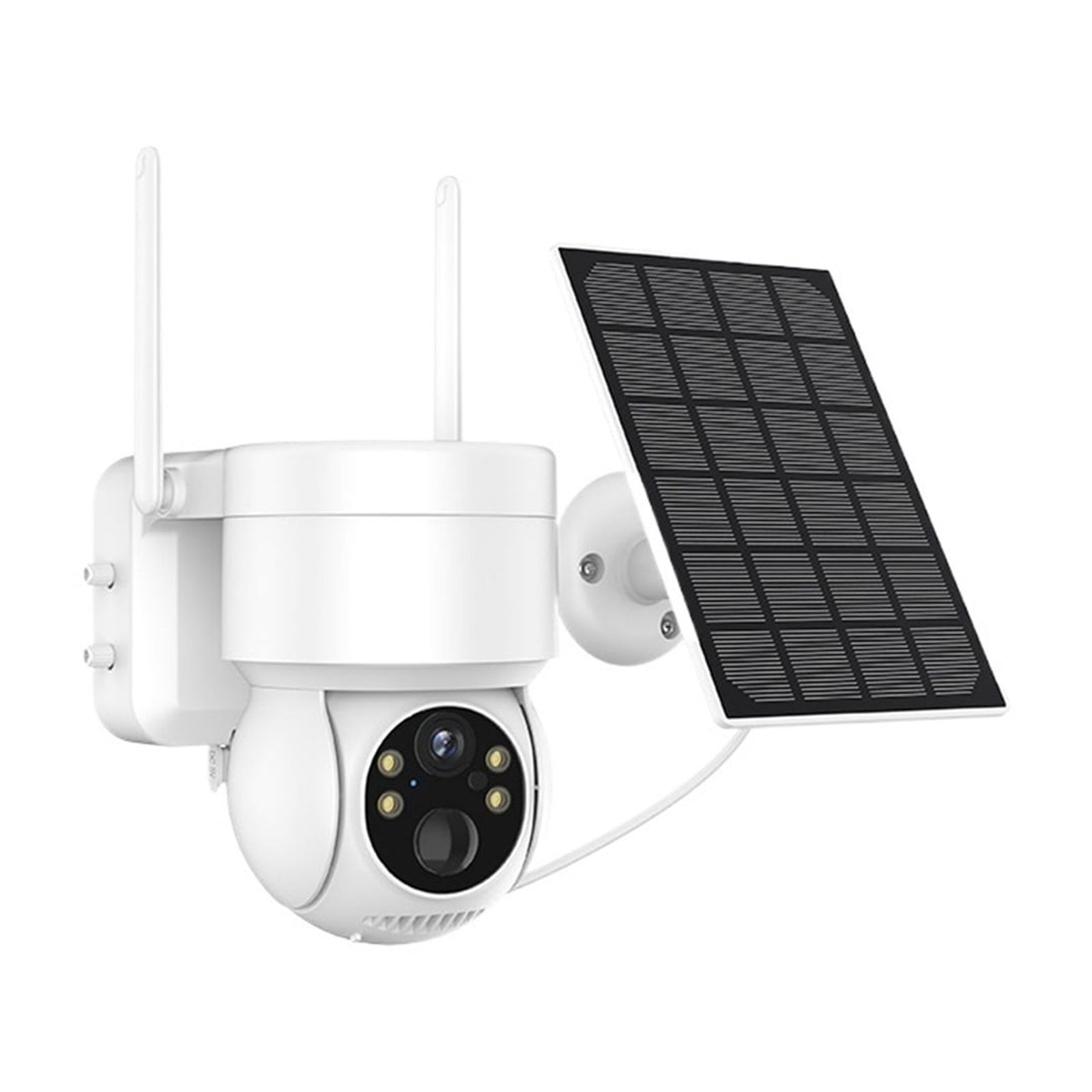 Wireless Solar Wifi Camera With Solar Panel 4MP HD Built-in 7800mAh ...