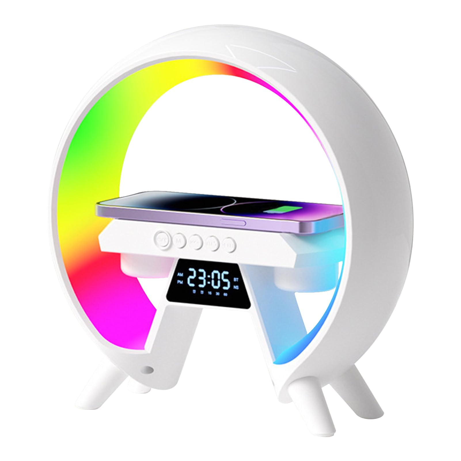Wireless Speaker Charger Light, Phone Charger, Atmosphere Night Light ...