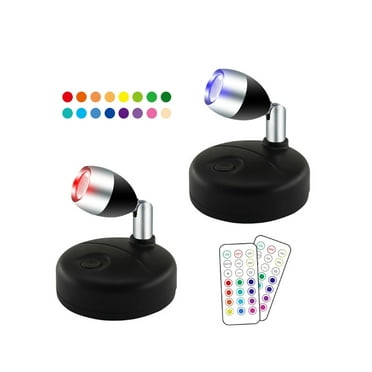 iFCOW 2Pcs LED Indoor Spotlights,Dimmable Art Lights with Timer ...