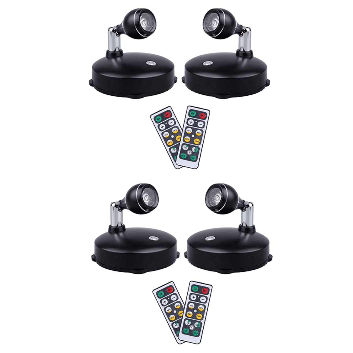 Wireless Spotlight Indoor,Battery Operated Accent Lights Art Lights for ...