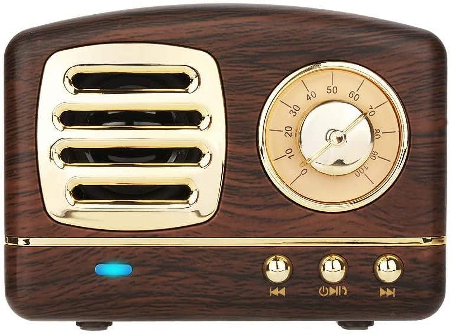 Wireless Stereo Retro Speakers, Portable Bluetooth Vintage Speakers ...