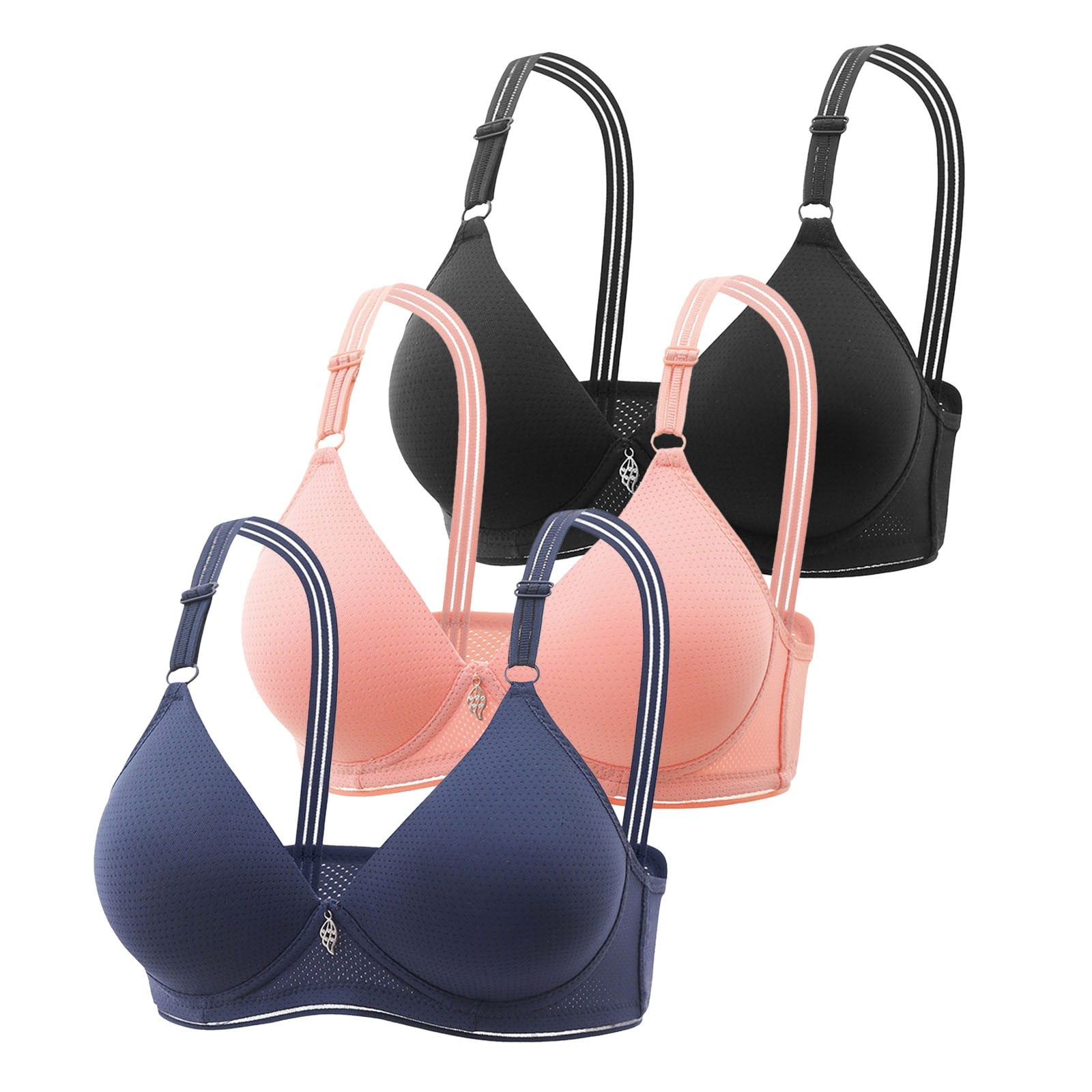 Wireless Support Shaper,Soft Sleep Wirefree Bras Full Coverage Bra Plus ...