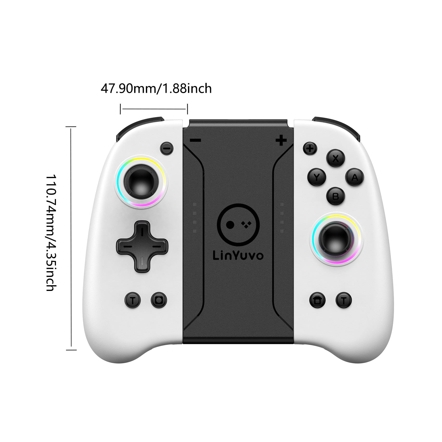 Wireless Switch Game Joystick Controller Support Dual Vibration for Nintendo / Oled Lite Gamepad ...