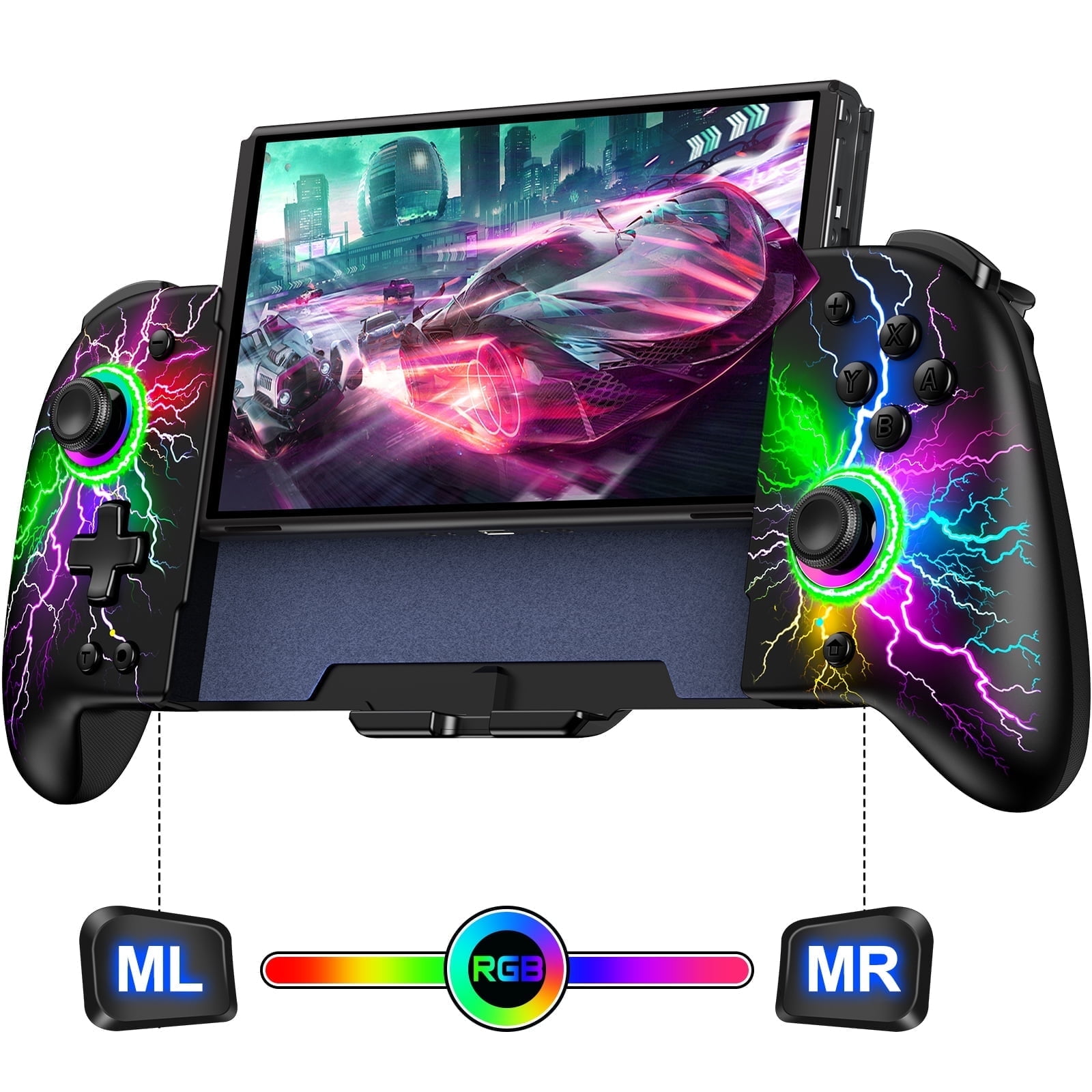 Beboncool Pro Switch Controller, Full-Size Grip for Nintendo Switch ...
