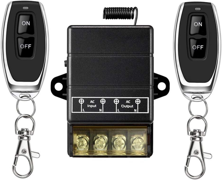 Wireless Switch for Home Appliances, Relay Control with High Reception ...