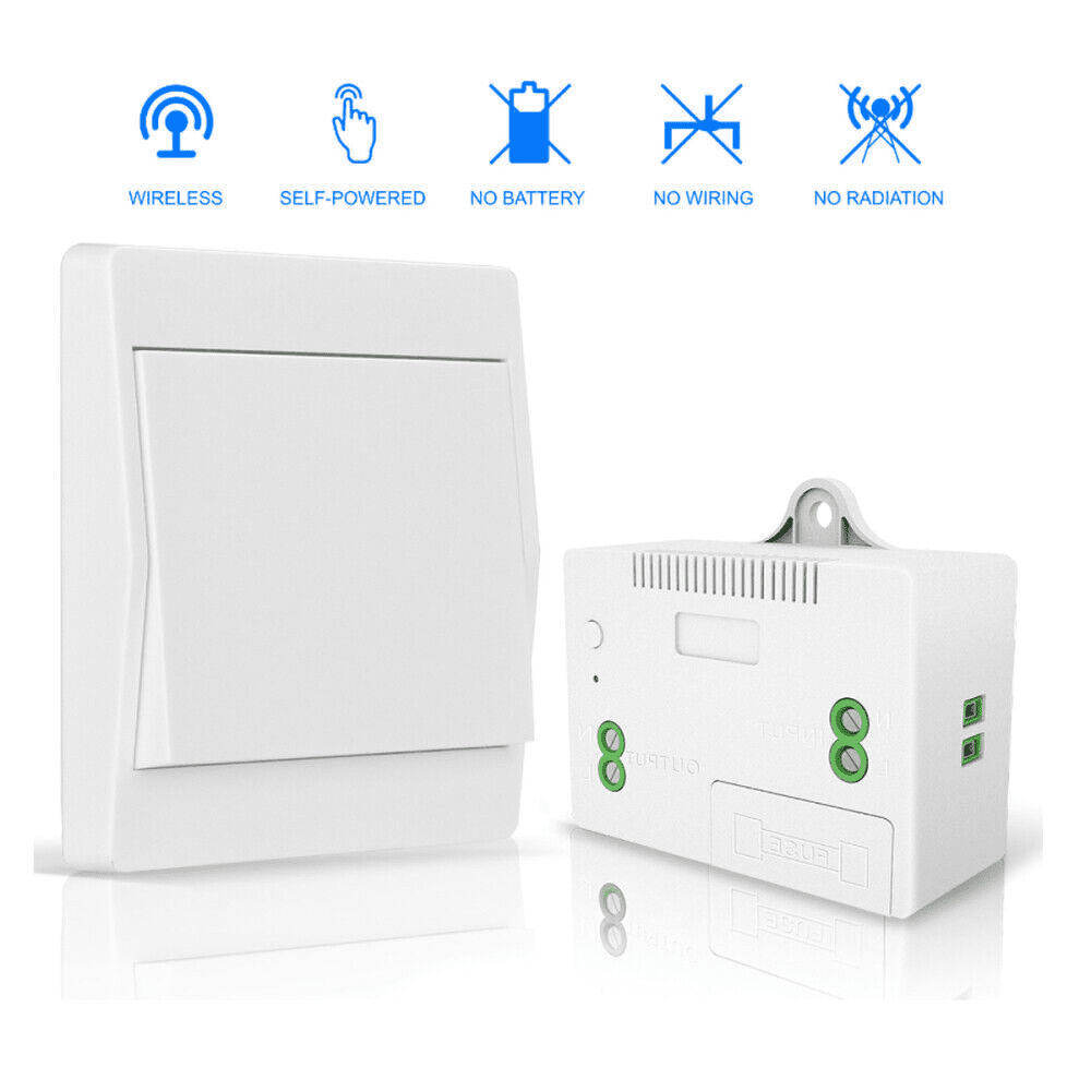 Wireless Switch System Battery-Less Wireless Wall Switch Wireless ...