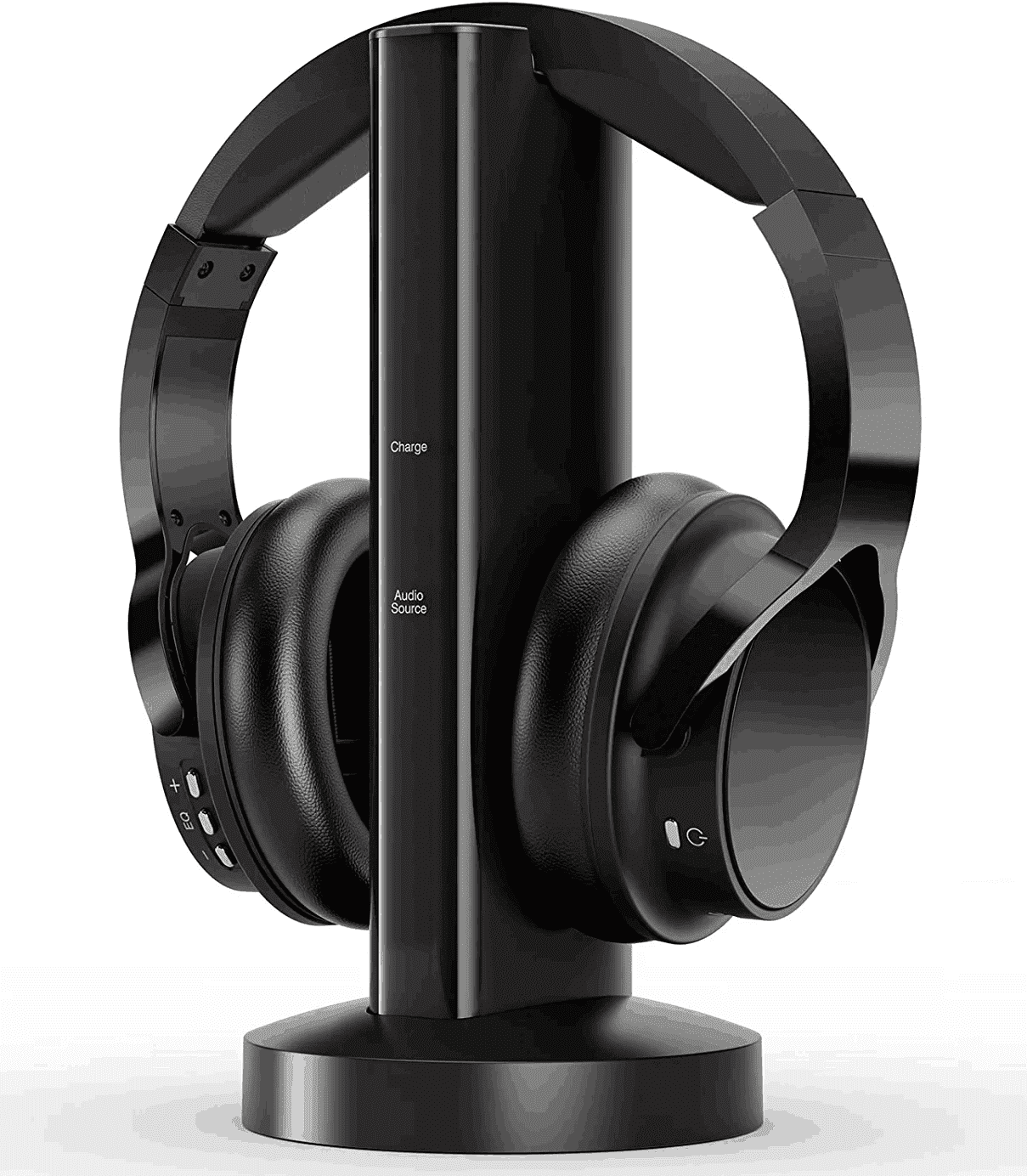 Wireless Over-Ear TV Headphones, 2.4G RF Transmitter, Hi-Fi Sound, RCA ...