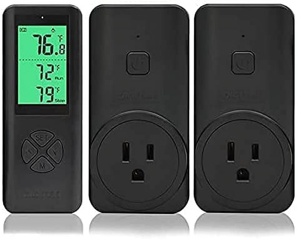 Wireless Temperature Controller, Remote Control Detect Temp, Digital ...