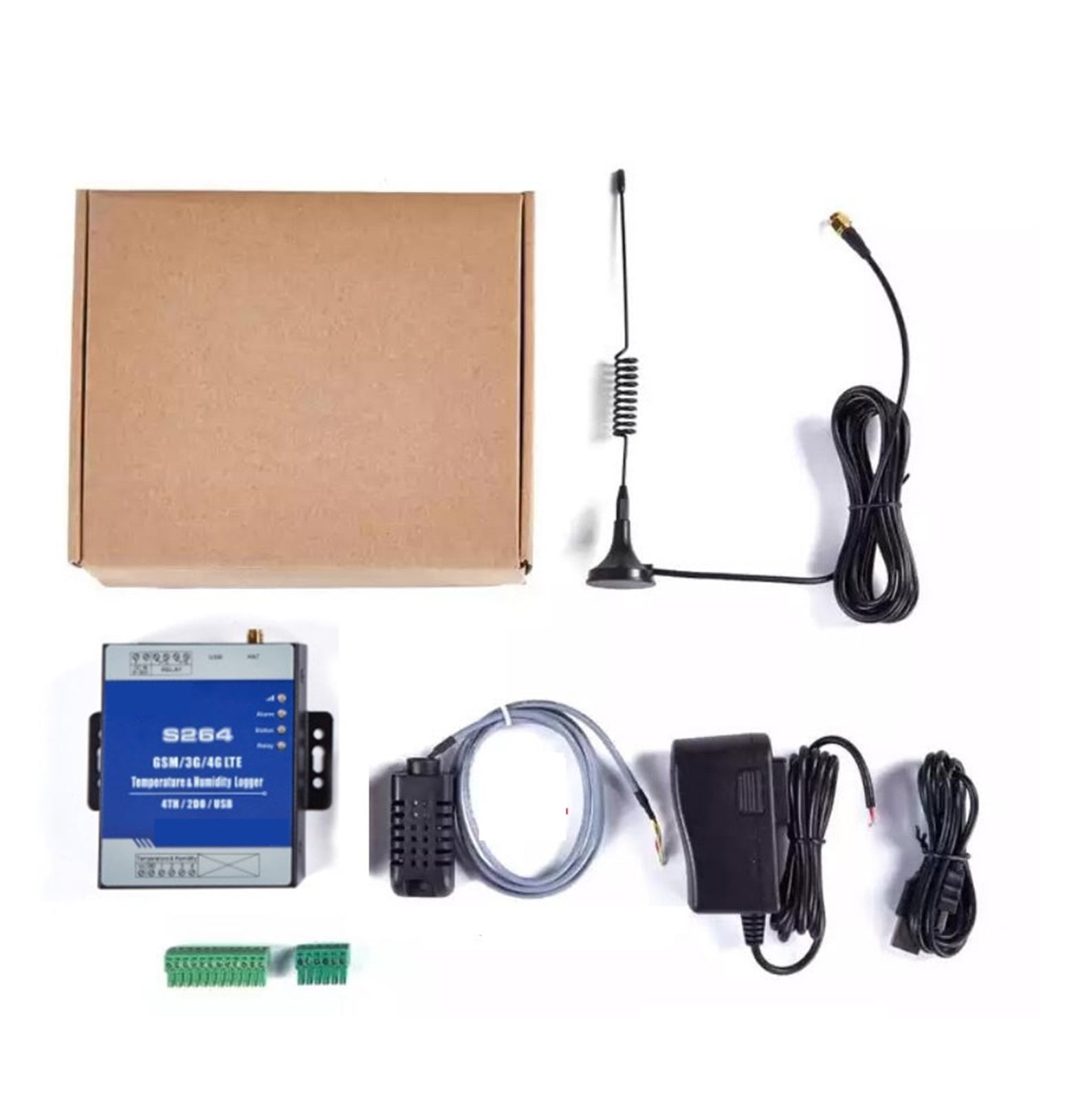 Wireless Temperature Humidity Data Logger 3g 4g Lte Monitoring System Remote Data Acquisition