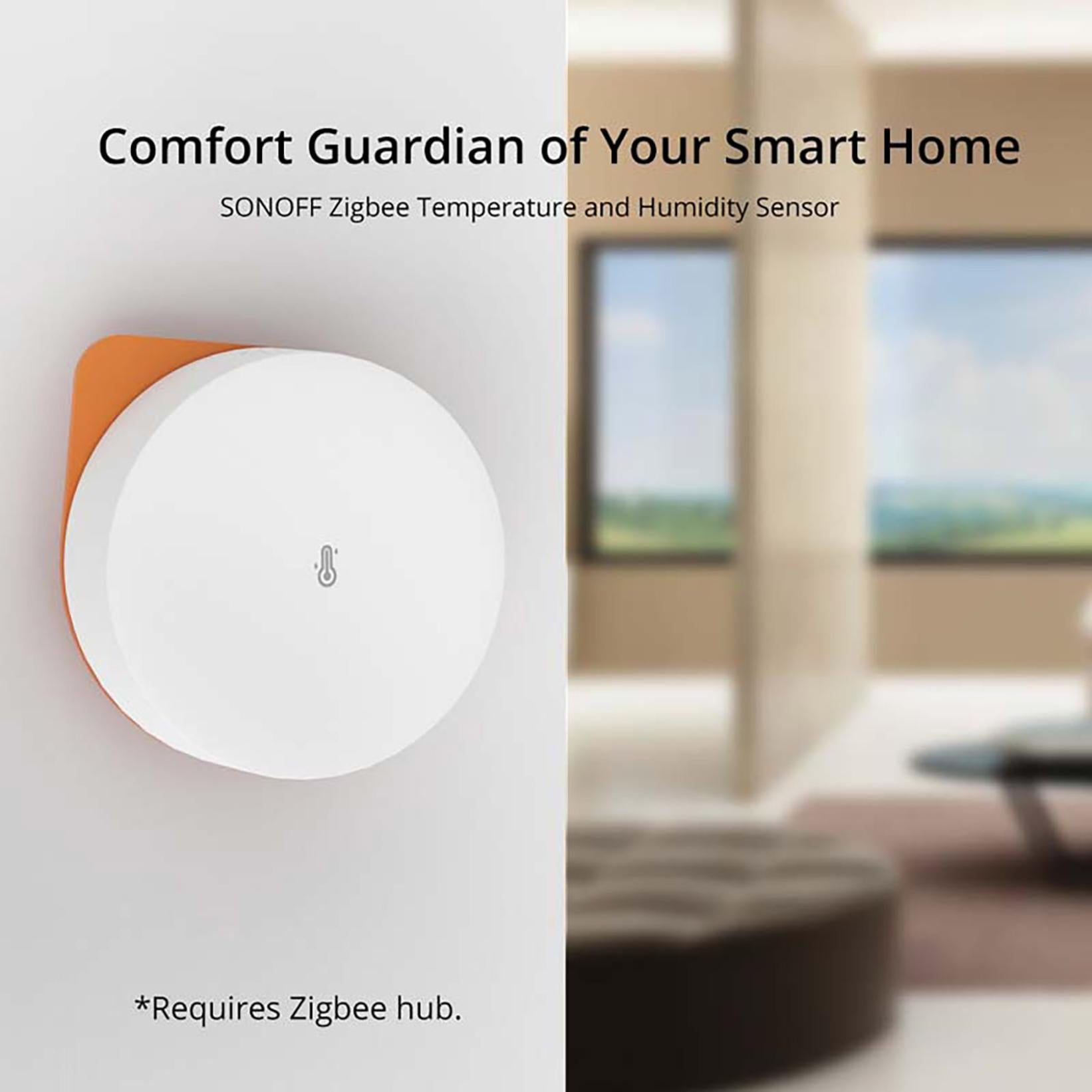 Wireless Temperature and Humidity Sensor SNZB-02P - Smart Home ...