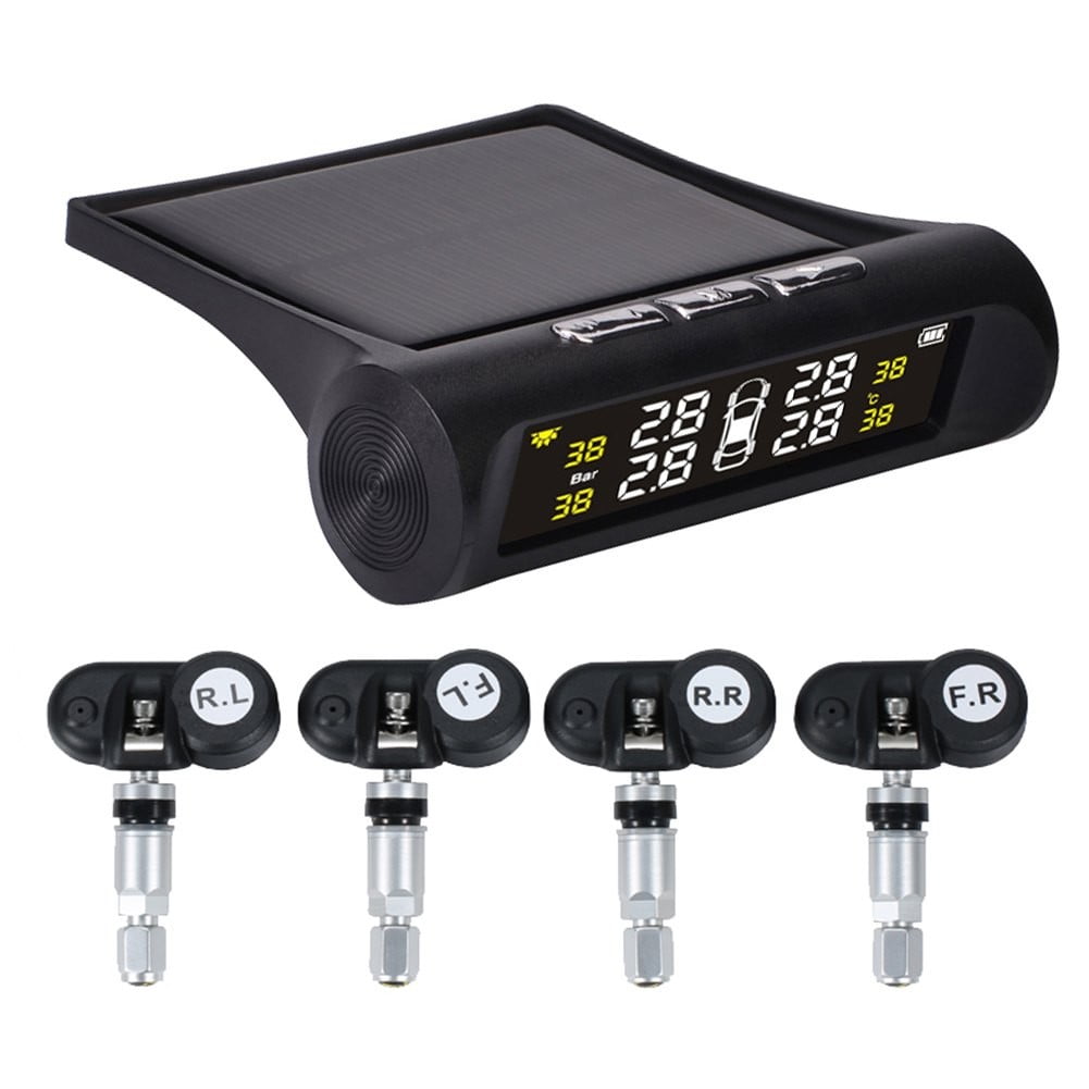 Wireless Tire Pressure Monitoring System with Built-in Sensors for All Car Models - Walmart.com