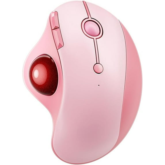 Wireless Trackball Mouse Ergonomic - Bluetooth Rollerball Mouse ...