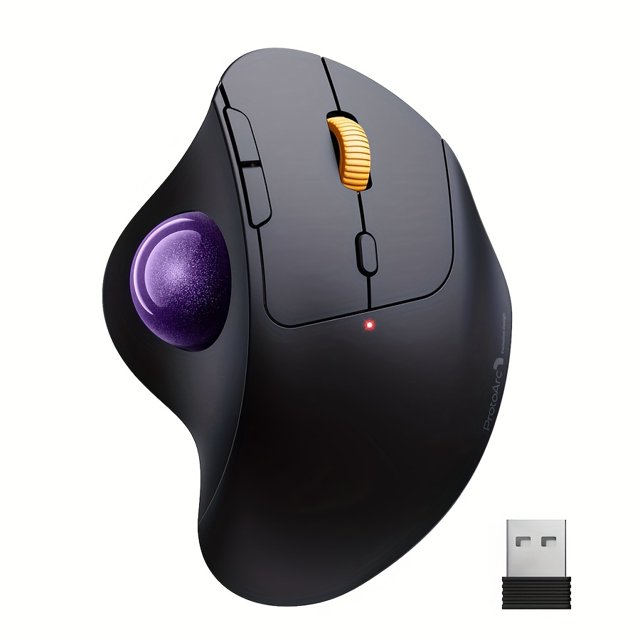 [Wireless Trackball Mouse] Ergonomic Wireless Trackball Mouse ...