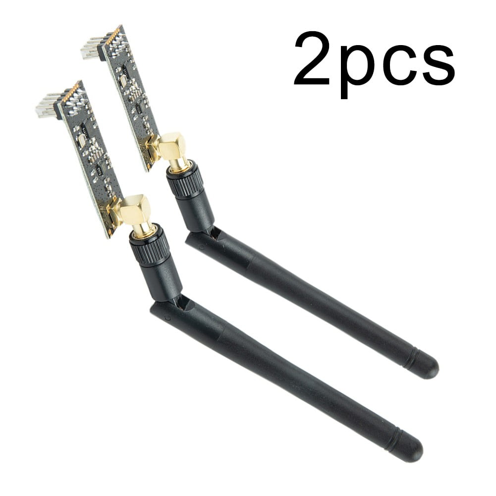 Wireless Transceiver Module 2.4G 1100 Mt NRF24L01 PA LNA With Antenna ...