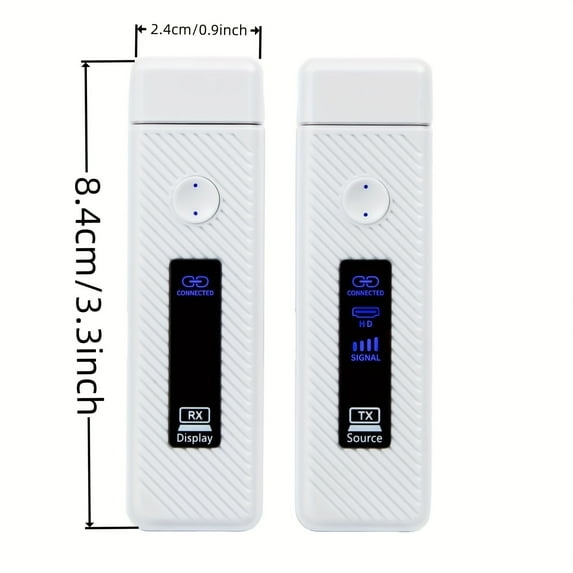 Wireless Transmitter & Receiver, 1080P 165ft Dual-Band for PC to ...
