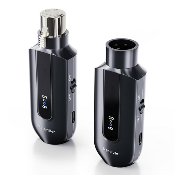 Wireless Transmitter Receiver, 2.4GHz XLR Wireless System for ...