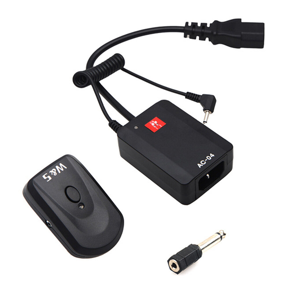 Wireless Trigger System with Transmitter Receiver 4 Channels with 3.5mm ...