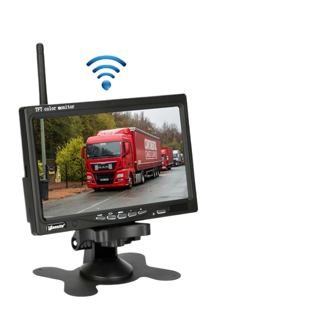 Wireless Truck Monitor 7" Rear View Camera Wifi 18 Infrared Lights ...
