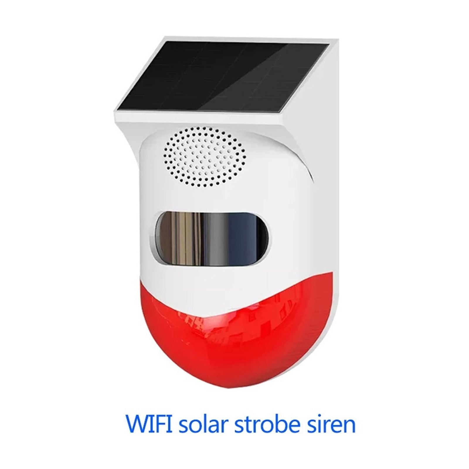 Wireless Tuya Flash Strobe Outdoor Solar Infrared Waterproof Siren Home Burglar Security Alarm ...
