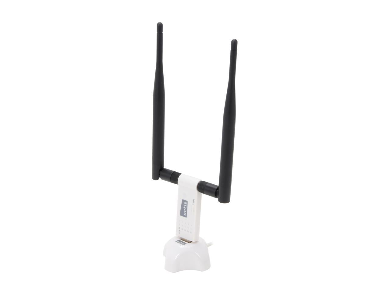 Wireless USB Adapter 300Mbps, High Gain Antenna with Free Cradle ...
