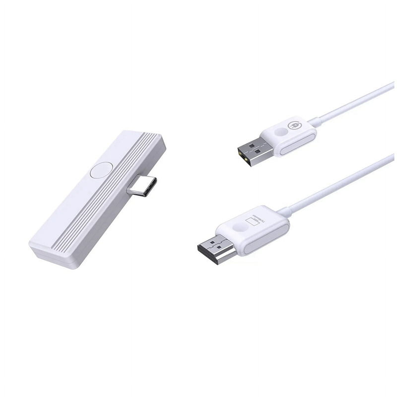 Wireless USB C to -Compatible Display Adapter Screen Mirror Cast Extend ...