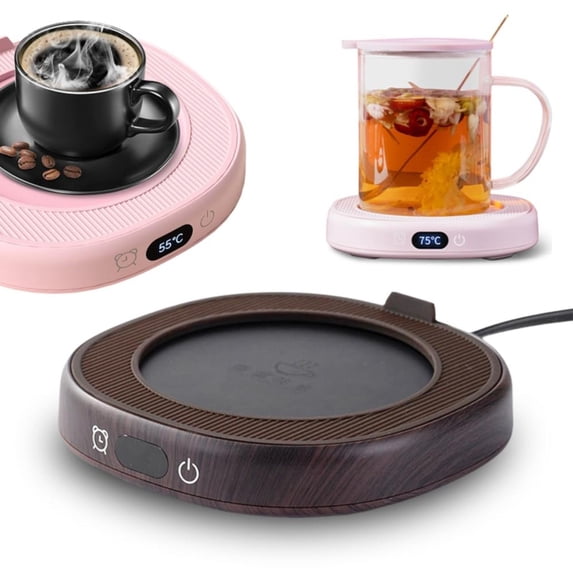 Wireless USB Coffee Mug Warmer for Desk, Cordless Coffee Cup Heater ...