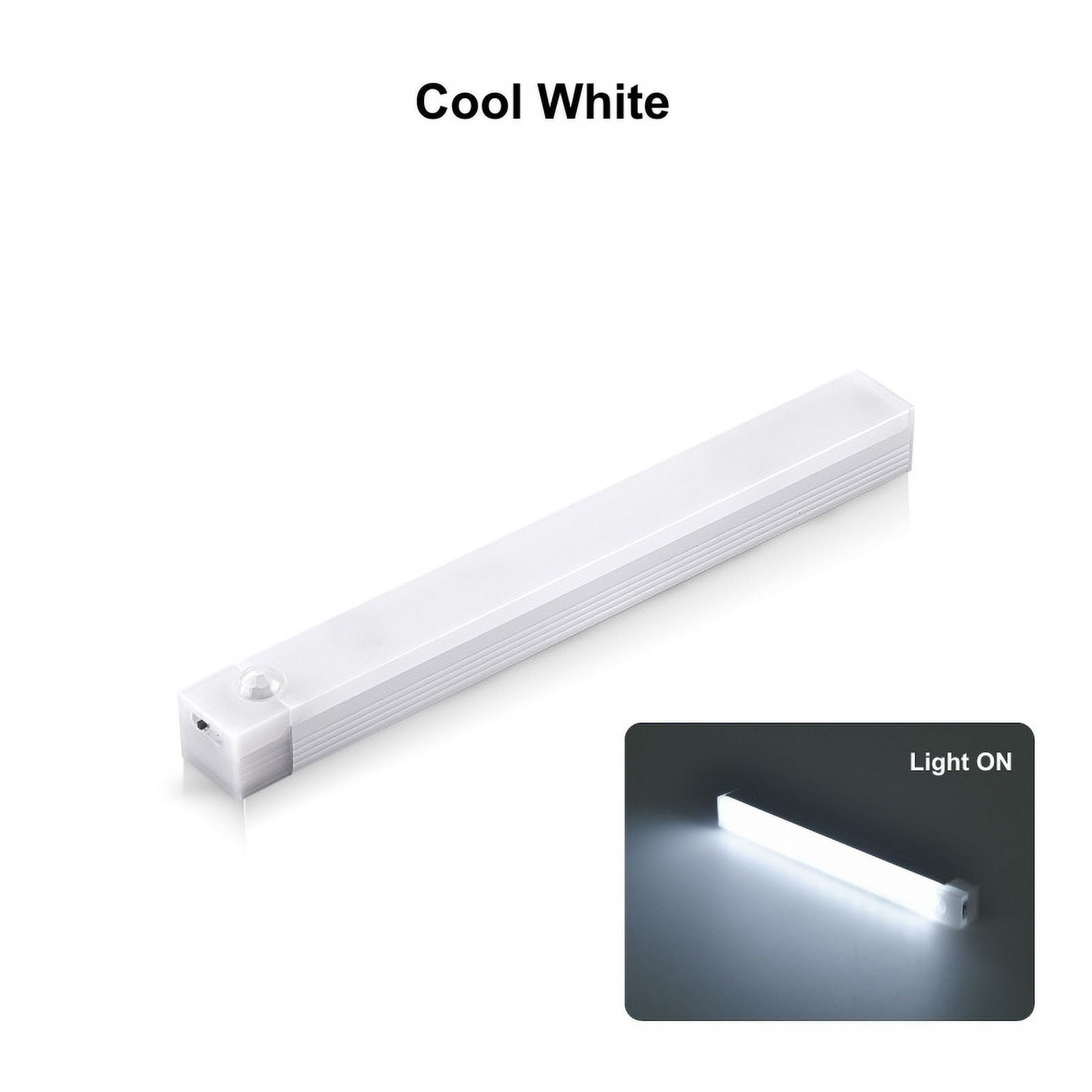 Wireless USB TypeC Rechargeable Motion Sensor LED Bar Light Induction ...