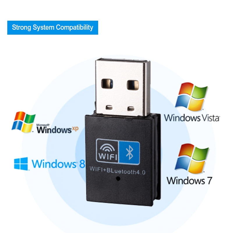 Wireless USB WI-FI Adapter Bluetooth 4.0 150Mbps 2.4Ghz Mini WiFi ...