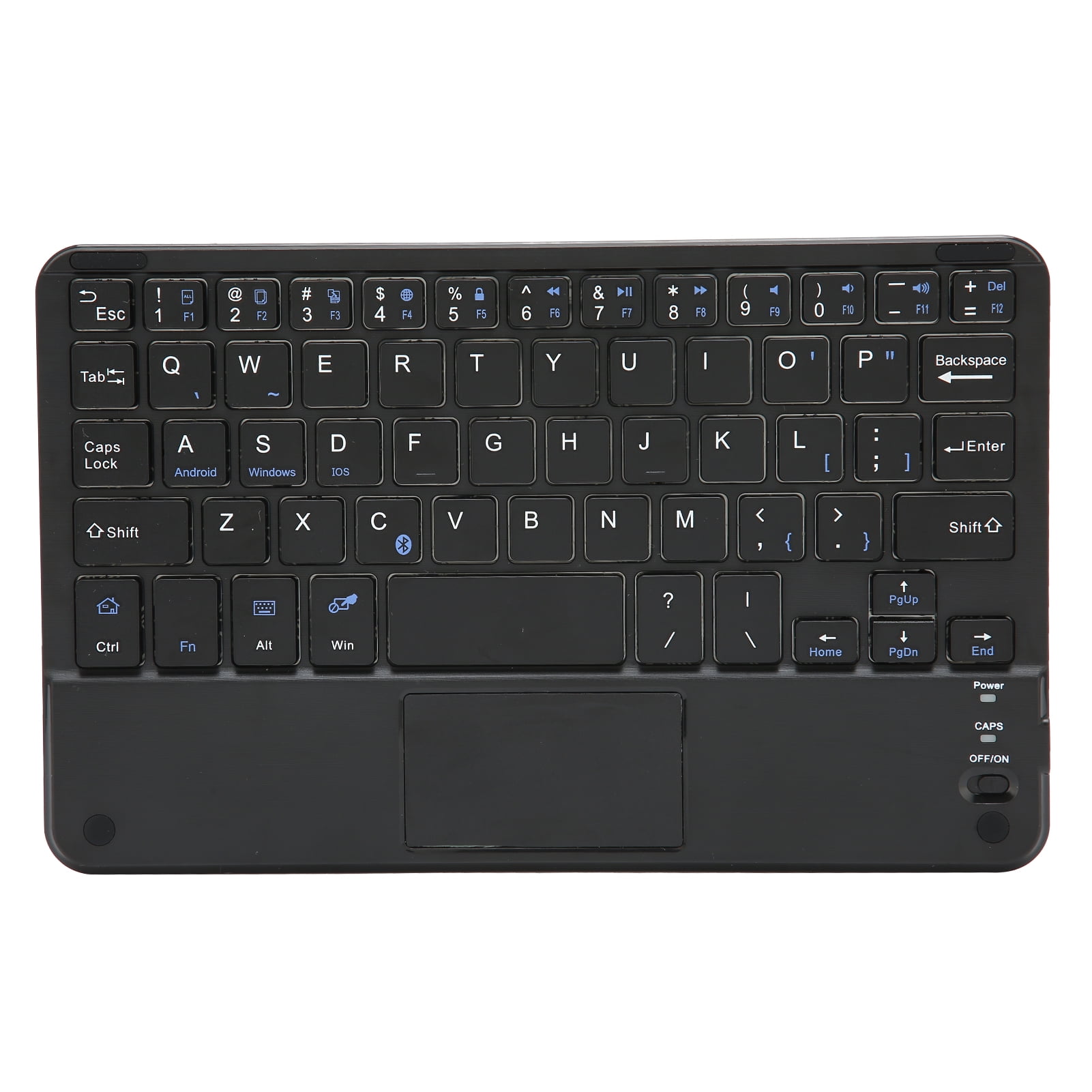 Wireless Ultraslim Waterproof Keyboard with Touchpad for Windows ...