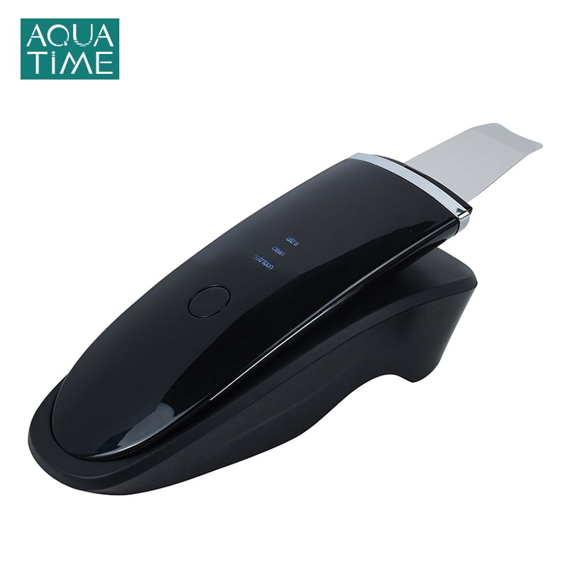 Wireless Ultrasonic Skin Scrubber Deep Cleaning Face Machine Vibrating ...