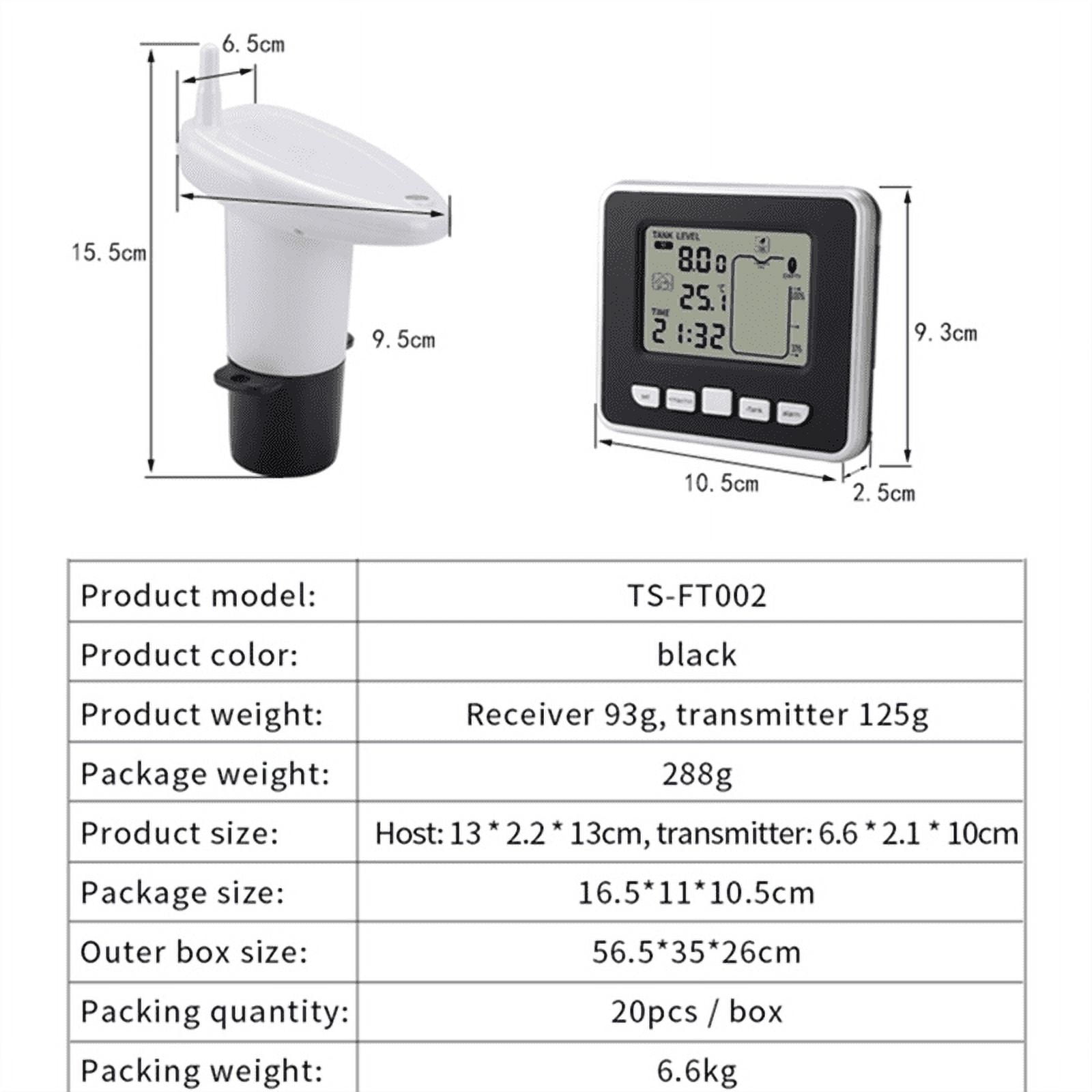 Wireless Ultrasonic Water Tank Liquid Level Meter - Walmart.com