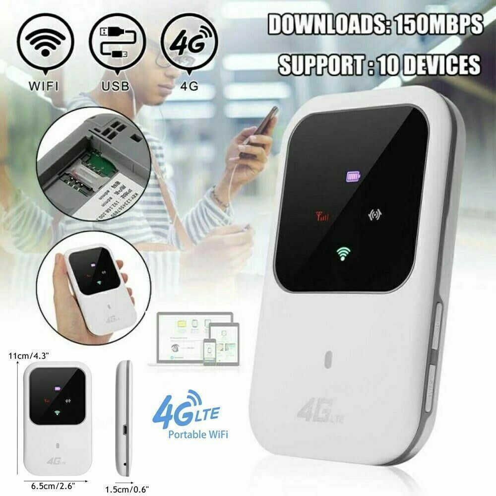 Wireless Unlocked 4G LTE Mobile Broadband Wifi Routers Portable Modem ...