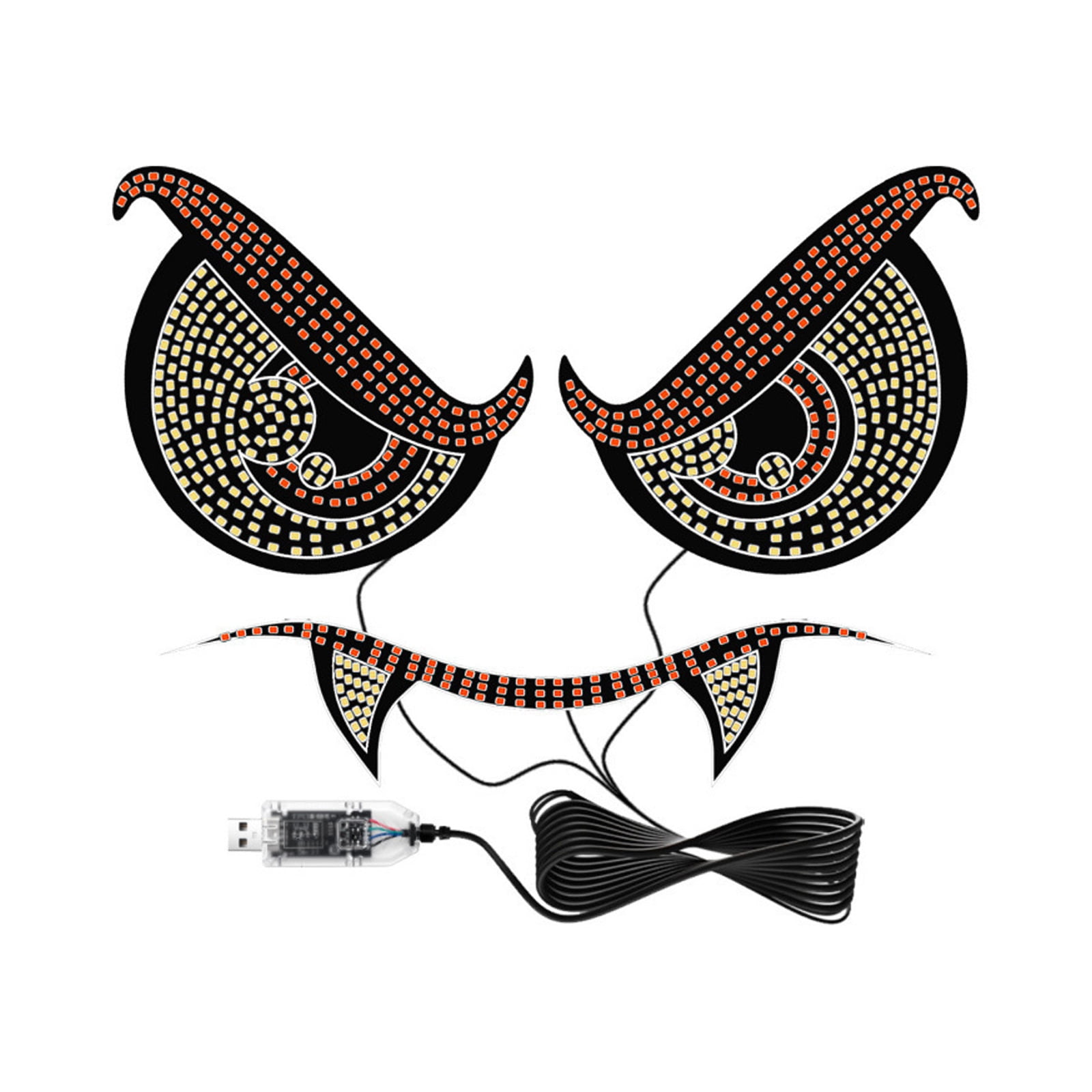 Wireless Vehicle Decoration Light LED Display Dynamic Big Eye Light ...