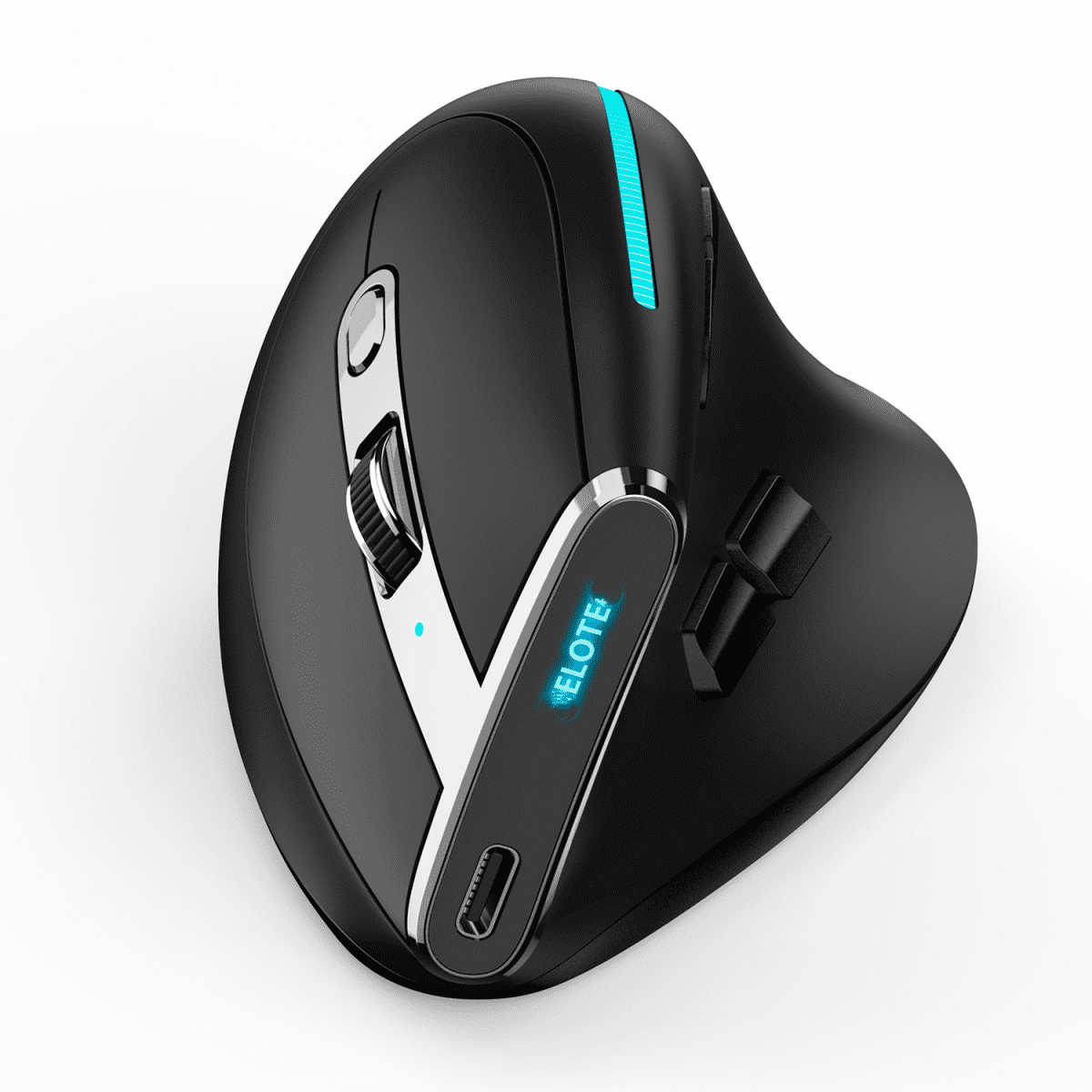 Wireless Vertical Silent Small Ergonomic Mouse with BT 5.0 and USB ...