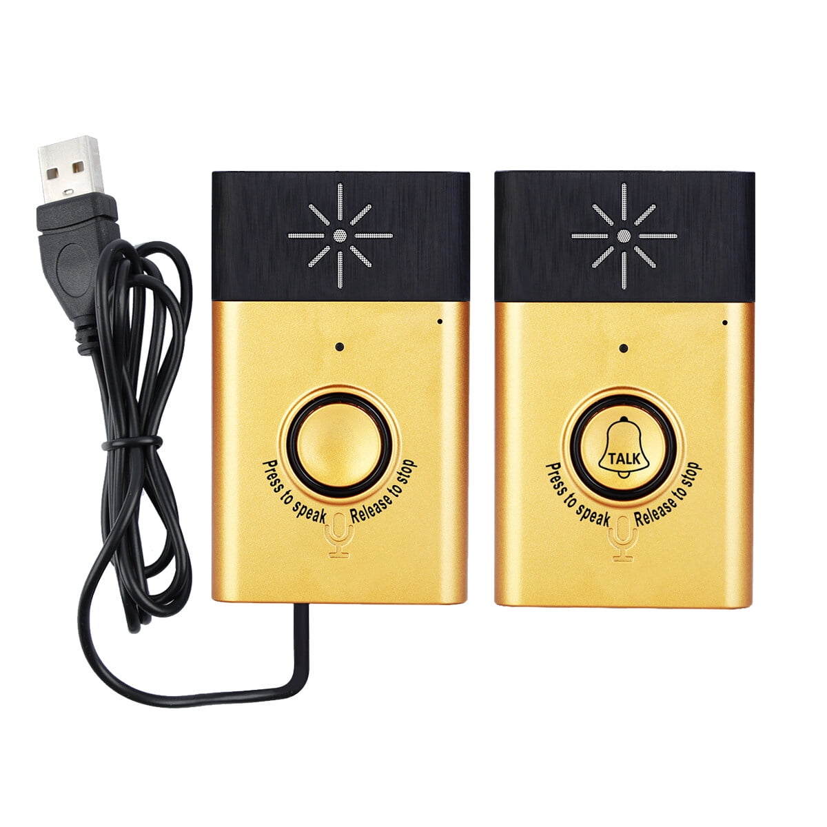 Wireless Voice Intercom Doorbell 2-way Talk Monitor with 1*Outdoor Unit ...