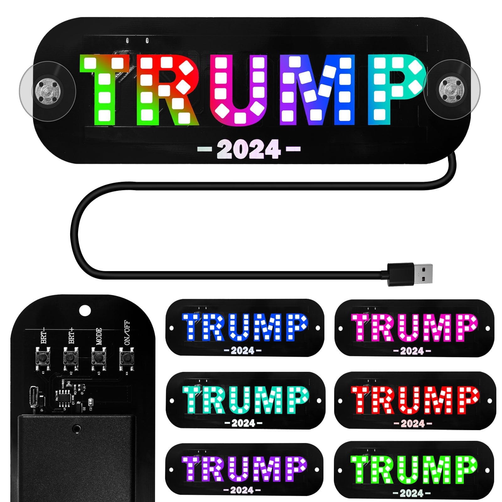 Wireless Vote Led for OIF8 Car,Multimode and Colored-Light,American ...